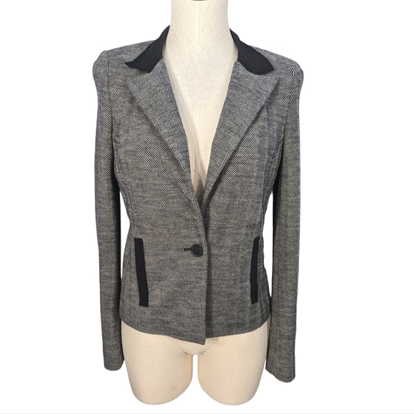 Escada | Jackets & Coats | Escada Sport Herringbone Tweed Virgin Wool ...